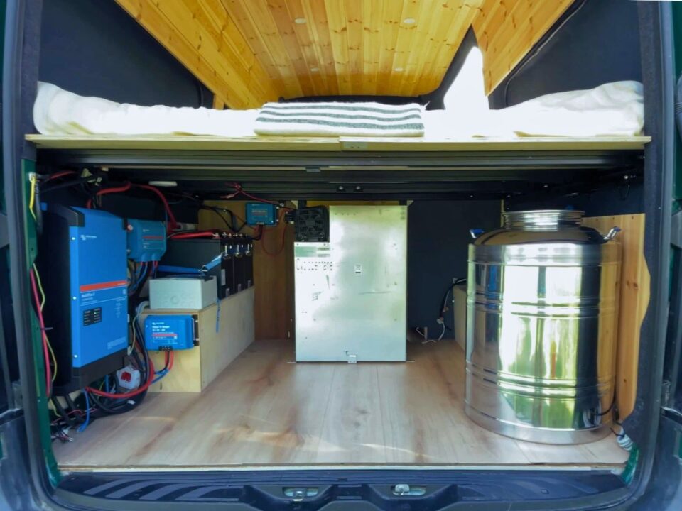 The Most SPACIOUS 144" Mercedes Sprinter Van Ever | VAN TOUR - Hopeful ...